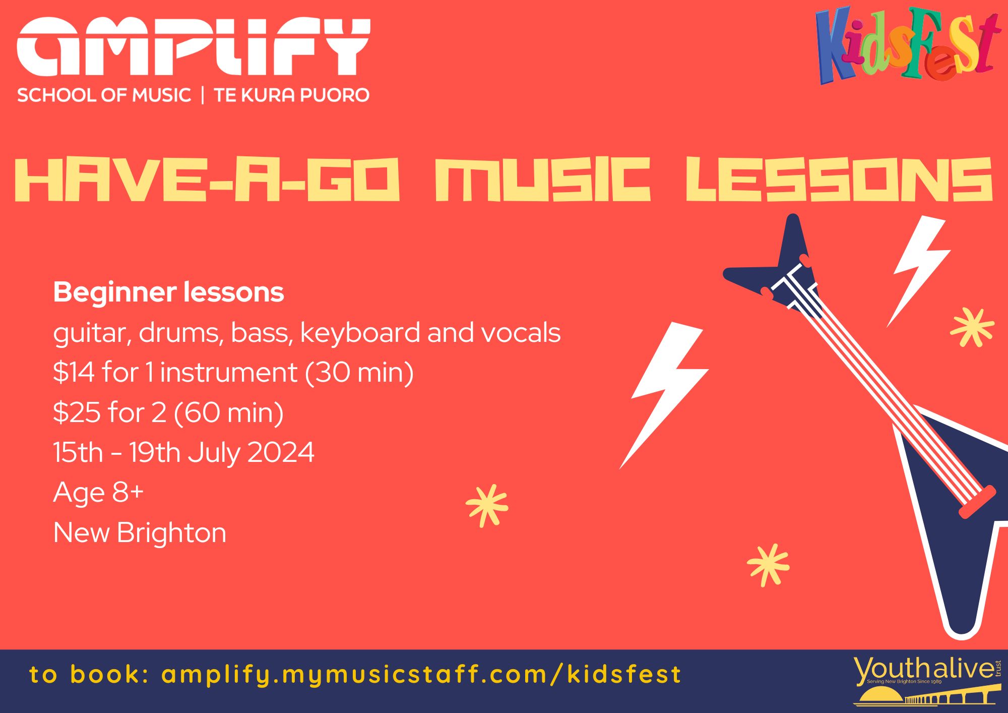 ‘Have-a-Go’ – Amplify Music Lessons! | Youth Alive Trust