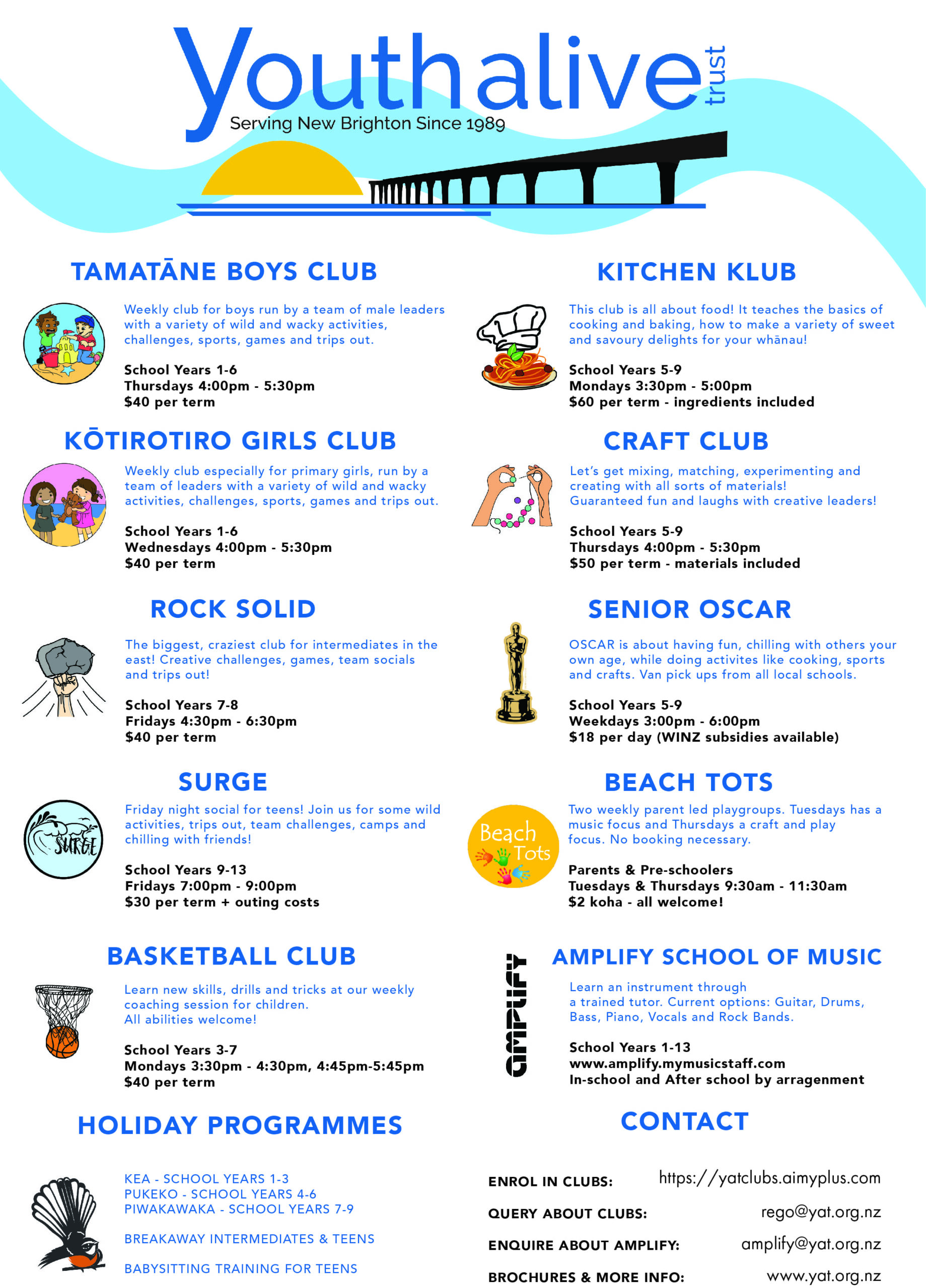 Term 2 Clubs – Sign Up Now | Youth Alive Trust